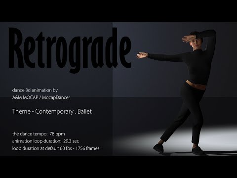 A&M - Retrograde (78bpm) - dance animation - iClone/Motion - Reallusion ...