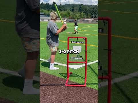 Liam Coba crazy at bat vs Riley Burrell #fun #video #viral #wiffleball #baseball #crazy #pitch