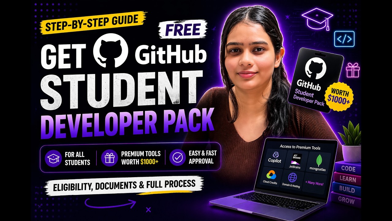 GitHub Student Developer Pack 2026 | Get Copilot Free for Students (Full Guide)