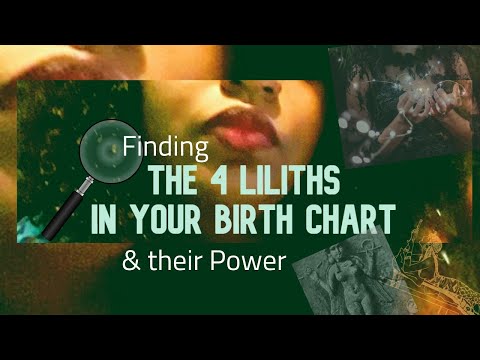 THE FOUR (4) LILITH TYPES IN YOUR CHART & their Meaning | Healing Lilith EP. 1