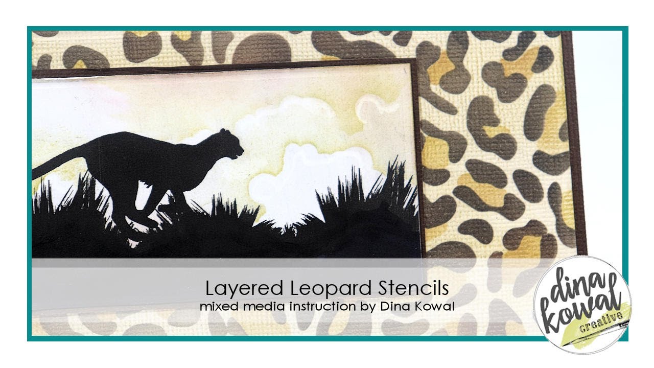 Layered Leopard Stencils