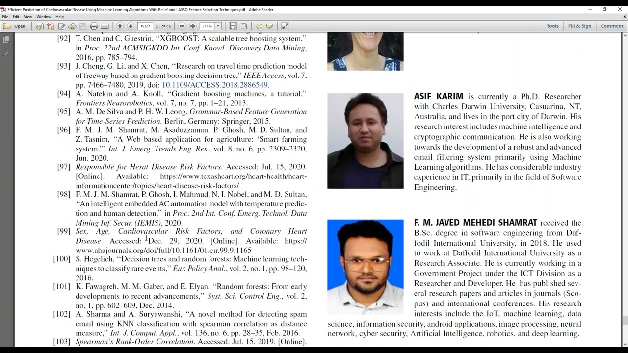 Efficient Prediction Of Cardiovascular Disease Using Machine Learning Algorithms With Relief And