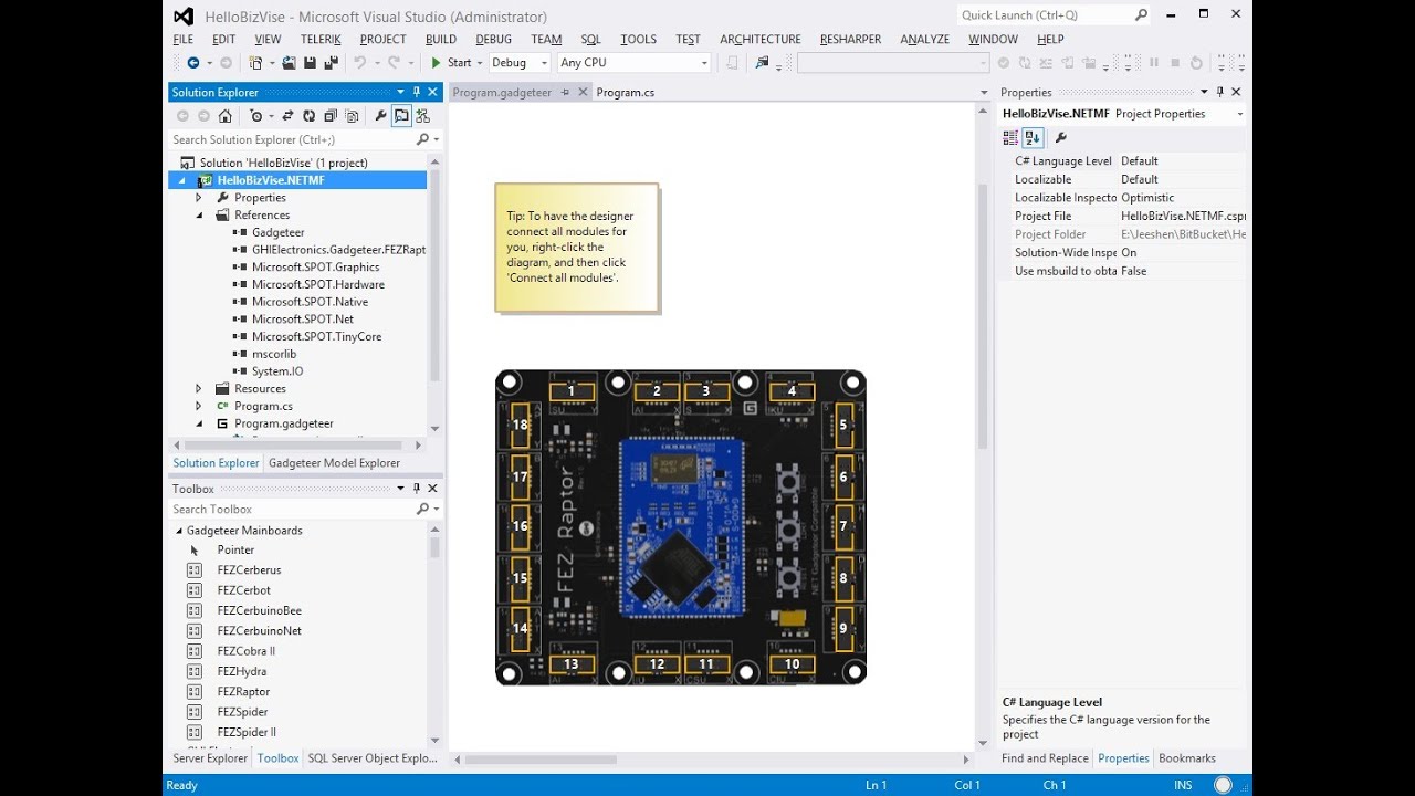 Hello BizVise Part 4   How to use Glide on NET Micro Framework App