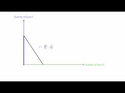 Understanding Slopes of Budget Lines (Budget Constraint)