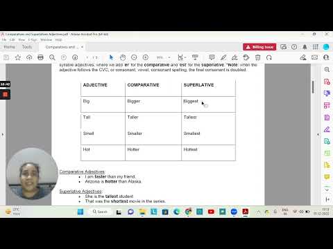 Comparative and Superlative Adjectives