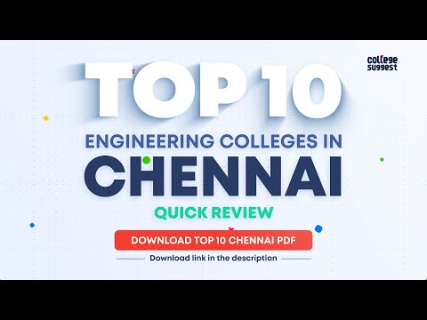 Top 10 Engineering colleges In Chennai - Quick Review