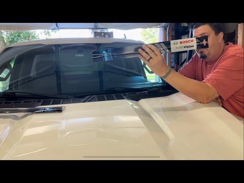 (SUPER QUICK AND EASY!!!) How to change your wiper blades in a 2021 Ford F150