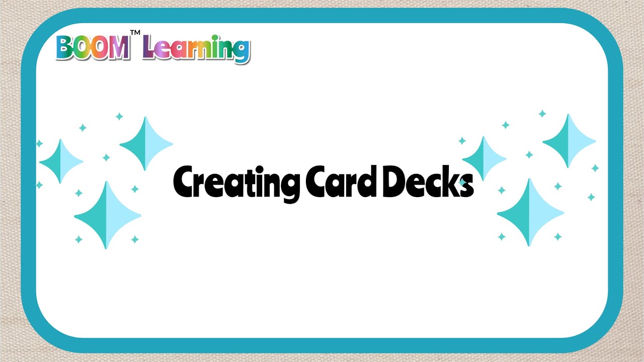 How to Create BOOM Cards