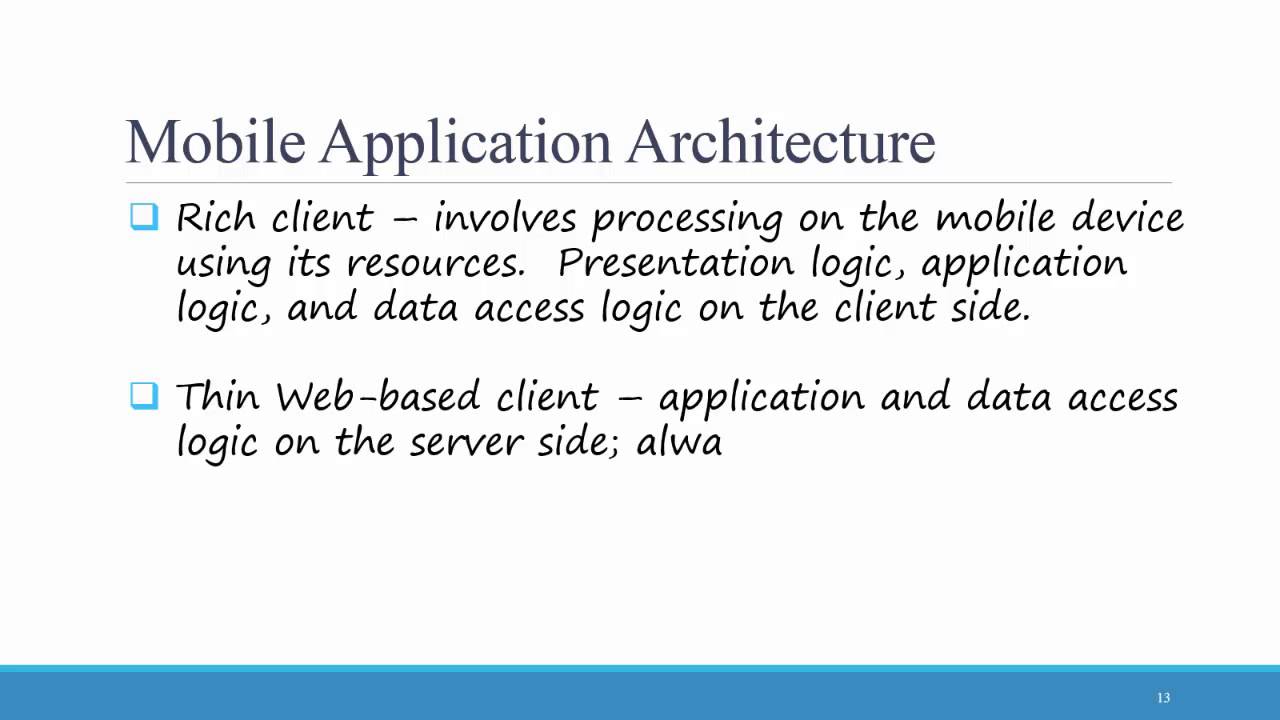 Systems Analysis & Design - Ch 8 - Architecture Design