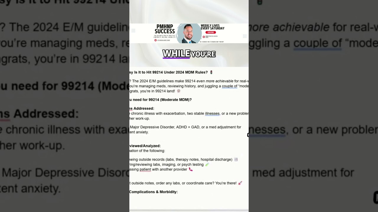 Doctors Reveal Secret: Hit 99214 Code EASILY!