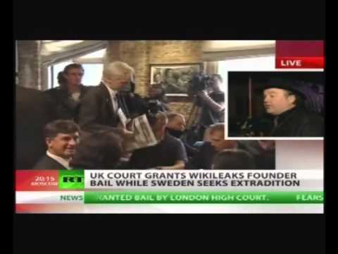 Paul Wiffen on Russia Today - Julian Assange, EU Arrest Warrant
