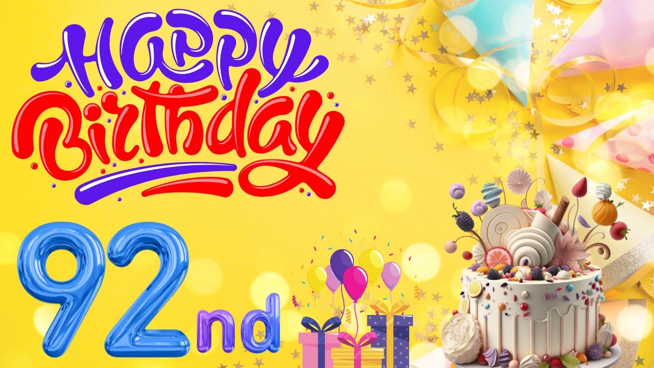 Happy 92nd Birthday