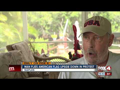 Upside down American Flag leaves neighbors upset in Naples
