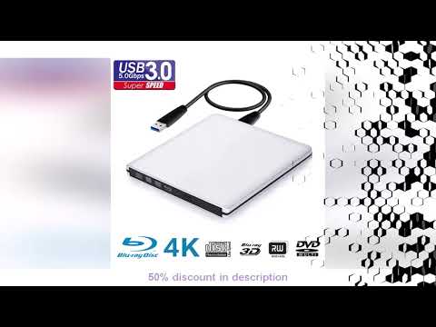 #UHD 4K Blu-Ray Burner USB3.0 External Optical DVD Drive Recorder BD-RE/ROM 3D Blu-Ray Players Wr