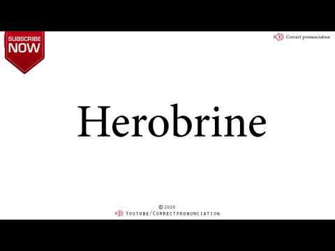 How to Say Herobrine - Pronounce it right! #correctpronunciation