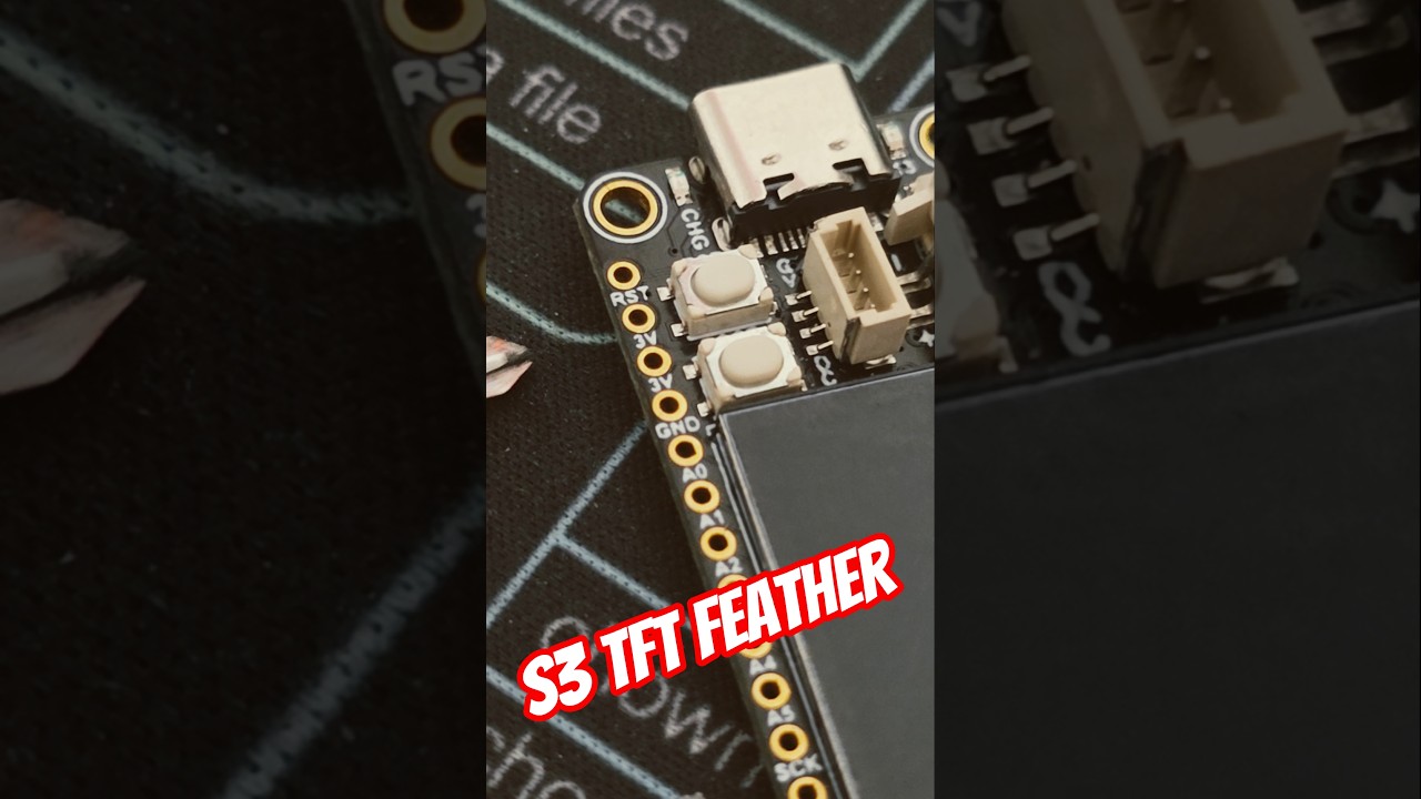 Esp32-s3 TFT Feather #esp32 #esp32s3 #esp32projects #adafruit #makerpropaganda