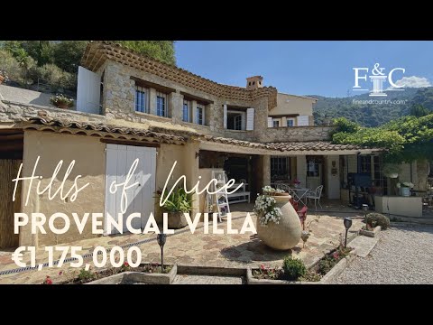 Discover this charming villa with panoramic view in the hills of Nice 🇫🇷
