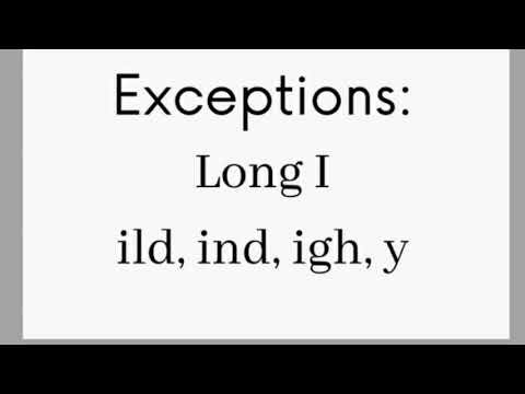 Irregular Long Vowel I, ild, igh, ind, y, phonics, word families, Kindergarten/Grade 1 Reading