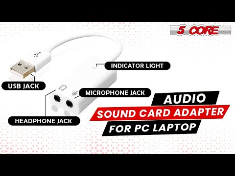 External USB 2.0 3D Virtual 7.1 Channel Audio Sound Card | Reverb