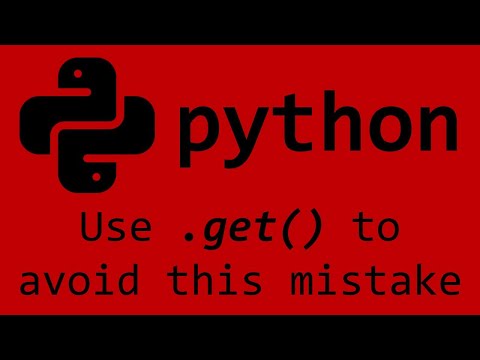 Use python get() dictionary function