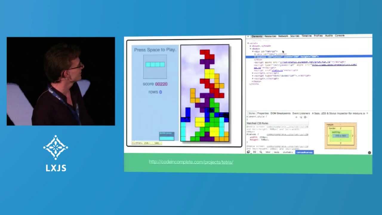 LXJS 2013 - Shane Hudson - A Brief History of JavaScript Games