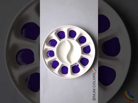 “Mixing Purple Shades into Vibrant Hues | MJM Colors Palette Tutorial”