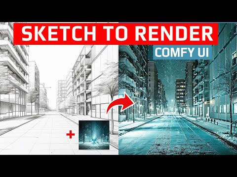 Advanced AI Sketch to Image: Style transfer with comfyui and IPadapter