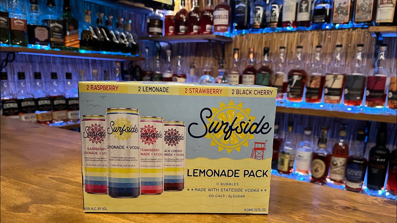 Surfside Lemonade Pack Review. Stateside vodka.