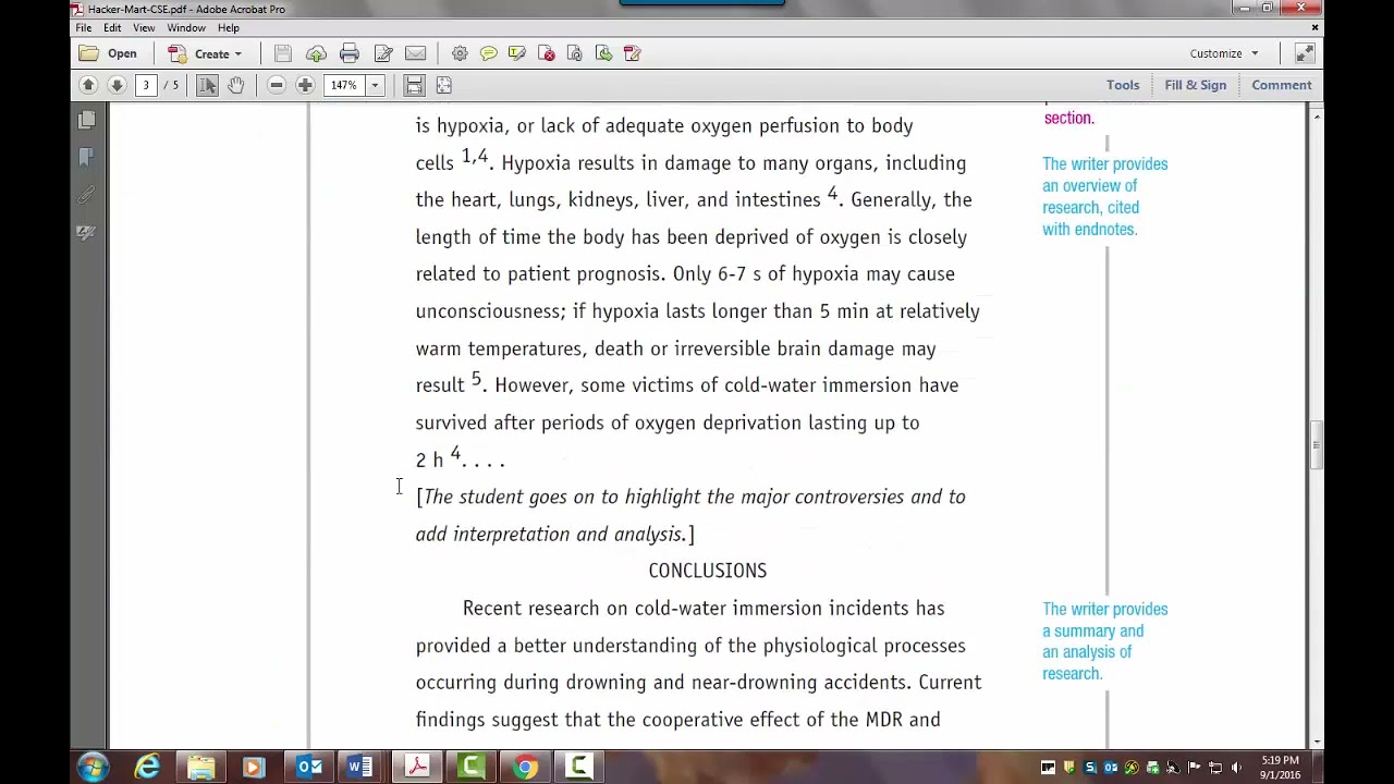 CSE Citation Sequence Formatting Example