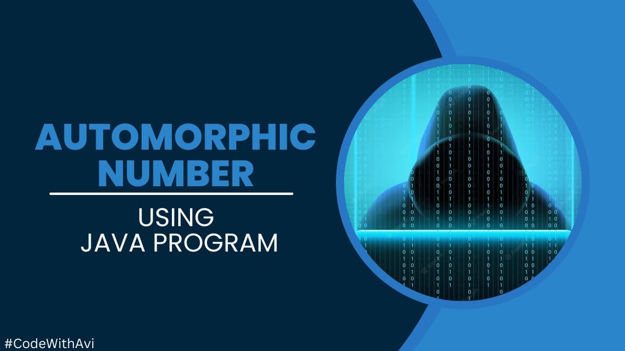 Automorphic Number using Java Program | Taking Input from User | Java Program