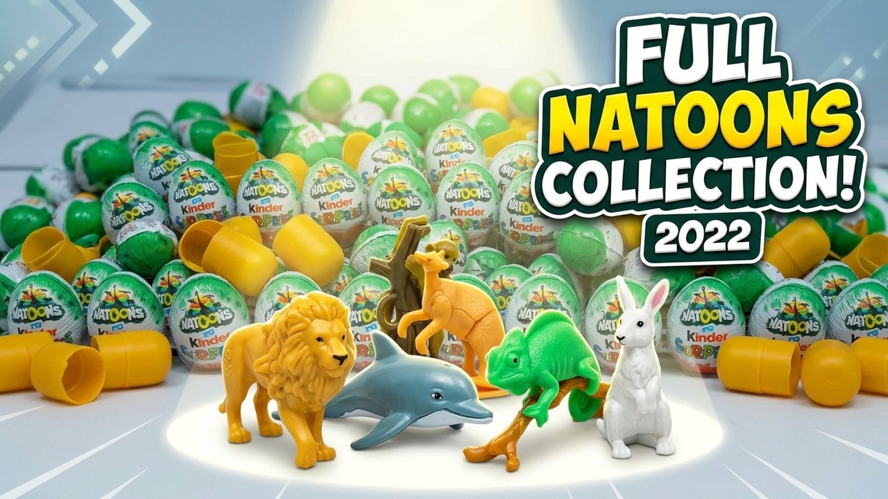 Kinder surprise eggs Natoons 2022 full collection