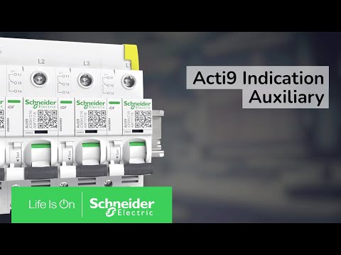 New Acti9 indication auxiliary Vidéo promotionnelle | Schneider Electric