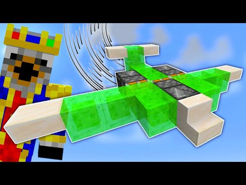 🦅 How To Make A Working Plane in Minecraft Bedrock!