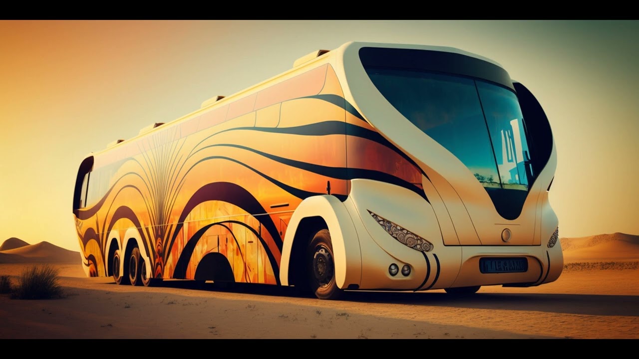 Futuristic Bus. AI Created