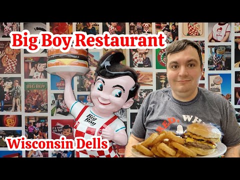 We Are Lunch At Big Boy Restaurant In Wisconsin Dells!