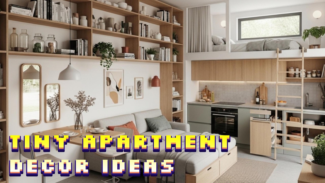Top 20 Tiny Apartment Decor Ideas | Smart Space-Saving Solutions & Modern Interior Trends 2025