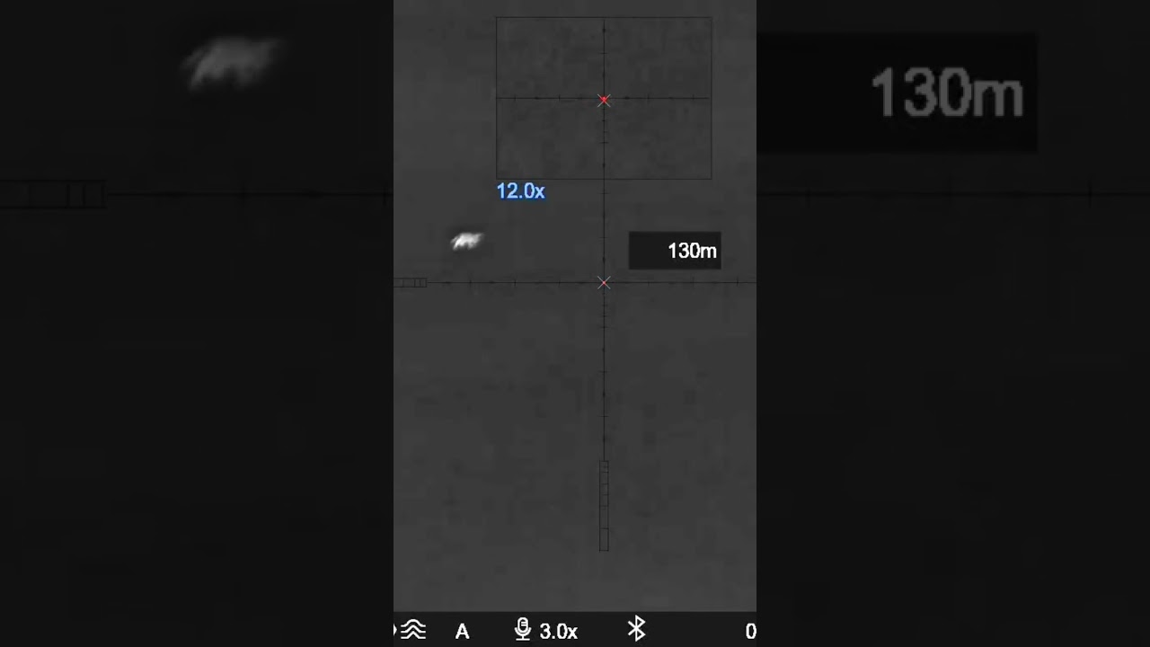 T3X Ace Target paired with a pulsar Thermion 2 XG50