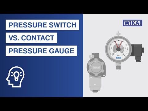 Contact pressure gauges vs. pressure switches | What are the differences?