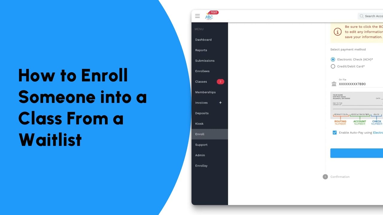 How to Enroll Someone into a Class From a Waitlist