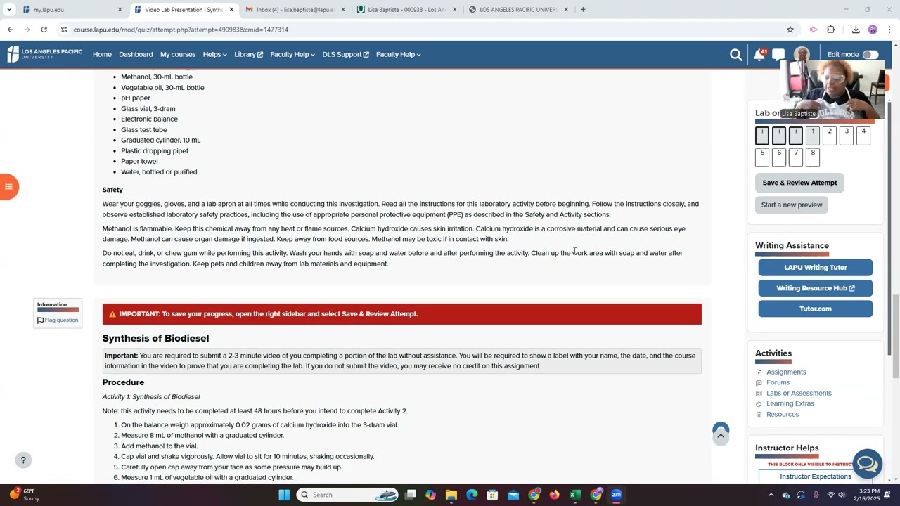 Week 6 Lab Video Tutorial