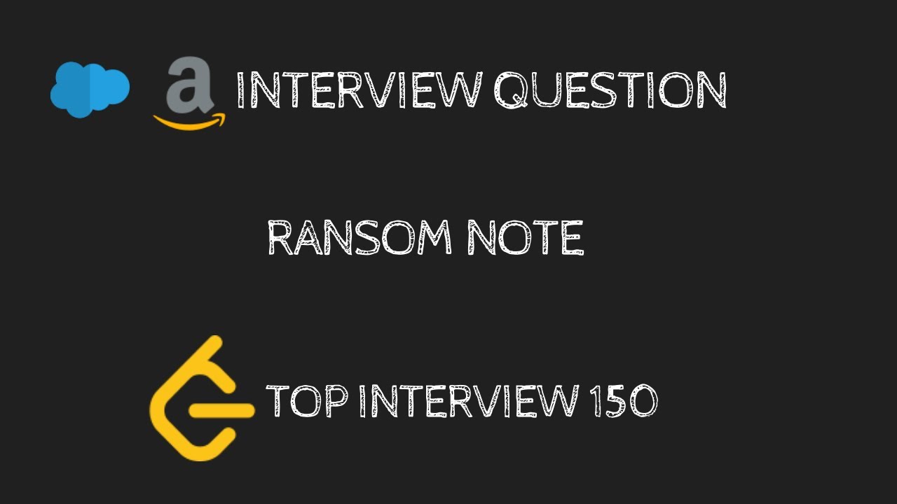 Leetcode - 383 Ransom Note | Hashmap | Python