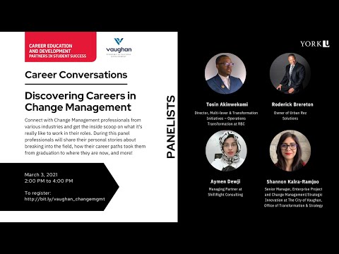 Discovering Careers in Change Management