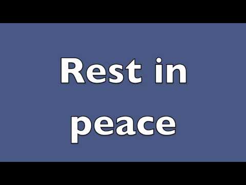 Rest In Peace (RIP) Acronym