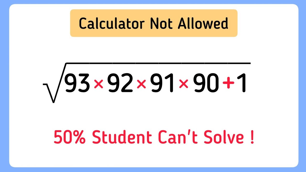 Nice Square Root Simplification | Radical Equation | Maths Olympiad
