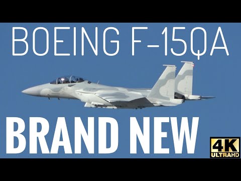 F-15QA Eagle Boeing Brand New Qatar Emiri Air Force Touch & Go Fighter Jet