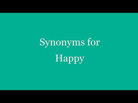 10 Synonyms for Happy - English Learning