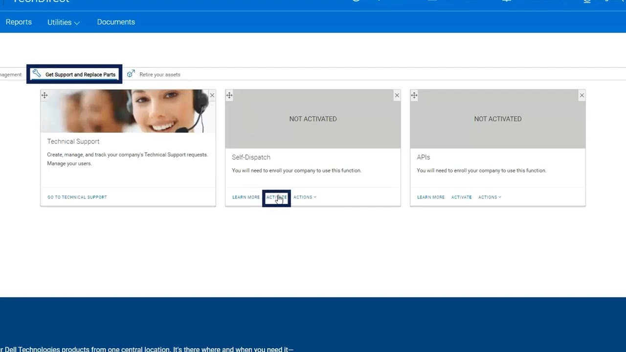 TechDirect Self-Dispatch 