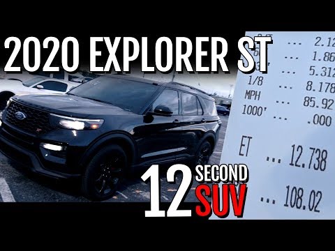 12 Second 2020 Ford Explorer ST! 0-60 MPH and 1/4 Mile Testing with PBD Tune
