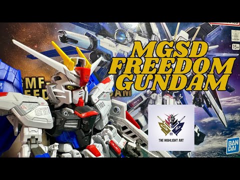 MGSD Freedom Gundam Build | ASMR | Master Grade Super Deformed | Gundam Seed