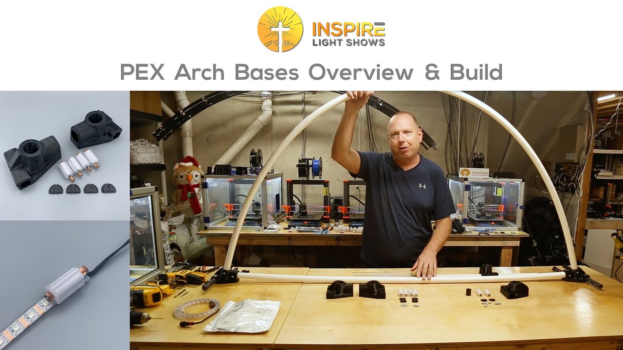 PEX Ultimate Arch Bases STL – Inspire Light Shows